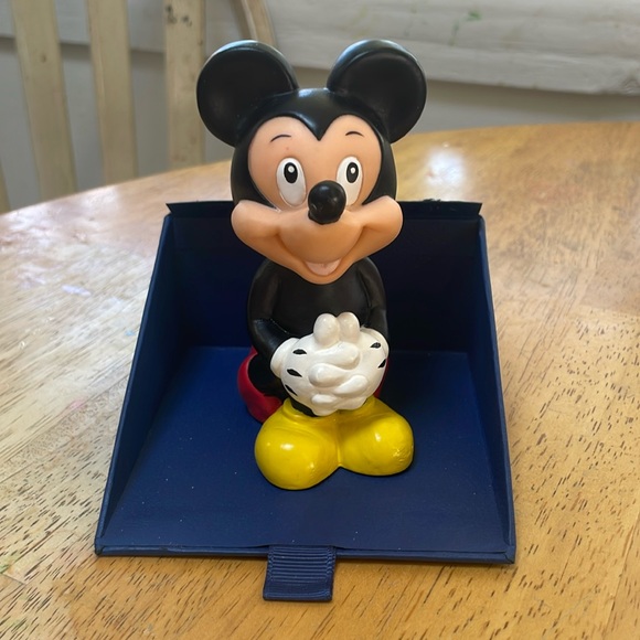 Disney | Toys | Vintage Rubber Mickey Mouse Figure | Poshmark